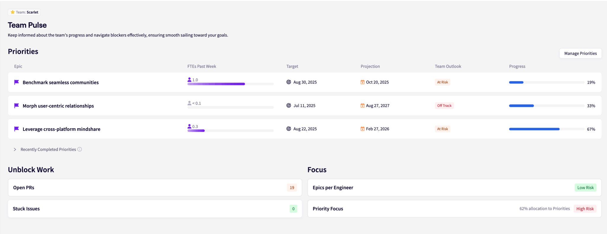 Introducing Team Pulse: A Command Center for Engineering Managers ...