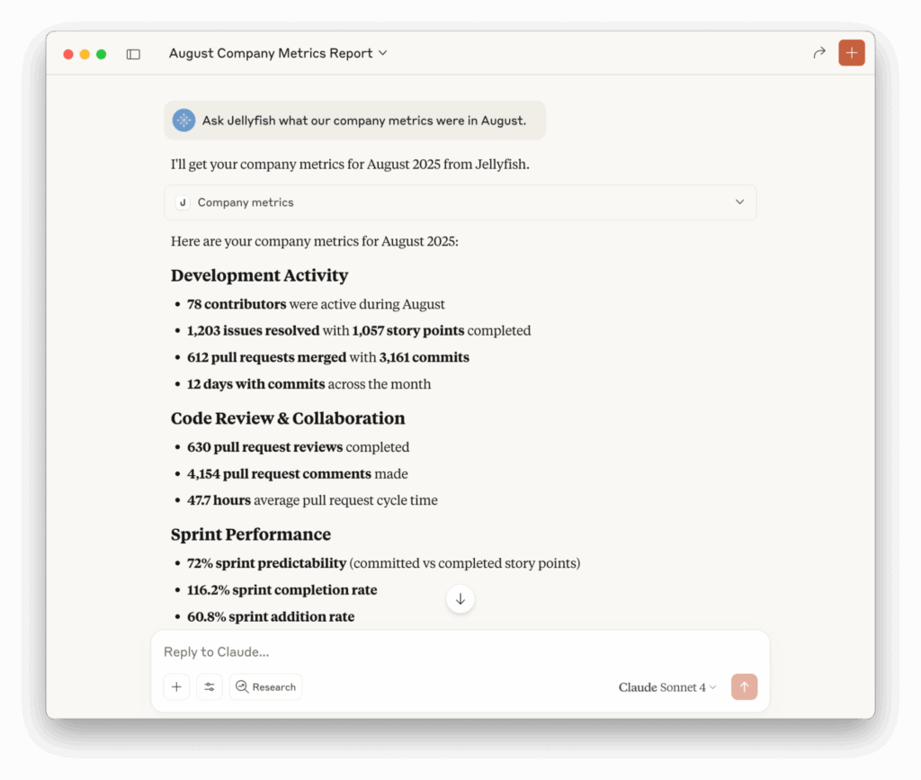 Now Available: Install the Jellyfish MCP via Claude Desktop - Jellyfish