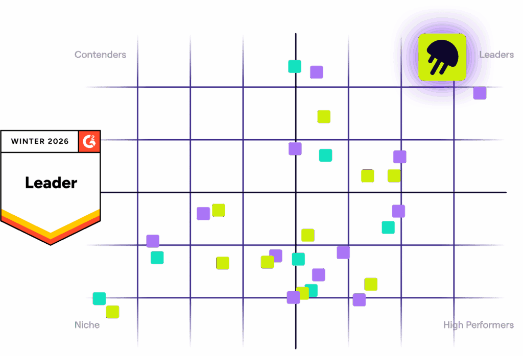 Jellyfish Tops G2’s Software Development Analytics Tools Grid 14 Quarters and Counting - Jellyfish